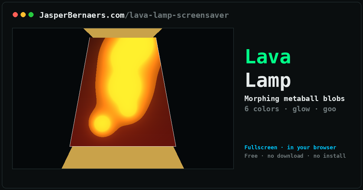 Lava Lamp Screensaver — Free Fullscreen Retro Lava Lamp in Your Browser ...